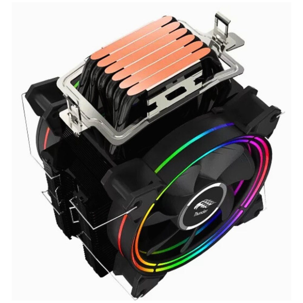 THUNDER CYCLONE ARGB CPU COOLER 6 COPPER HEAT PiPE TAC-120 – Cyber Tools